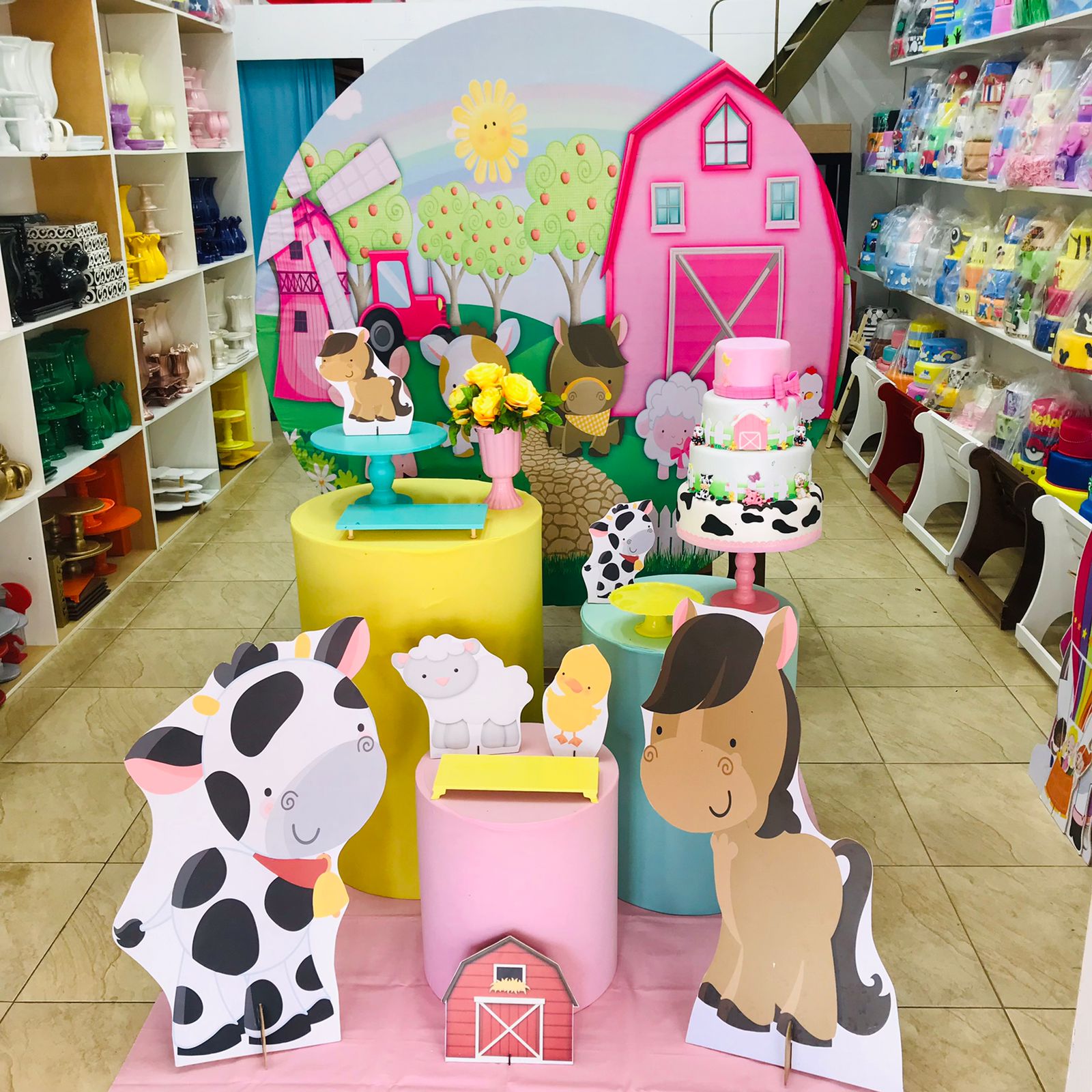 NH FESTAS | Fazendinha Rosa - NH FESTAS